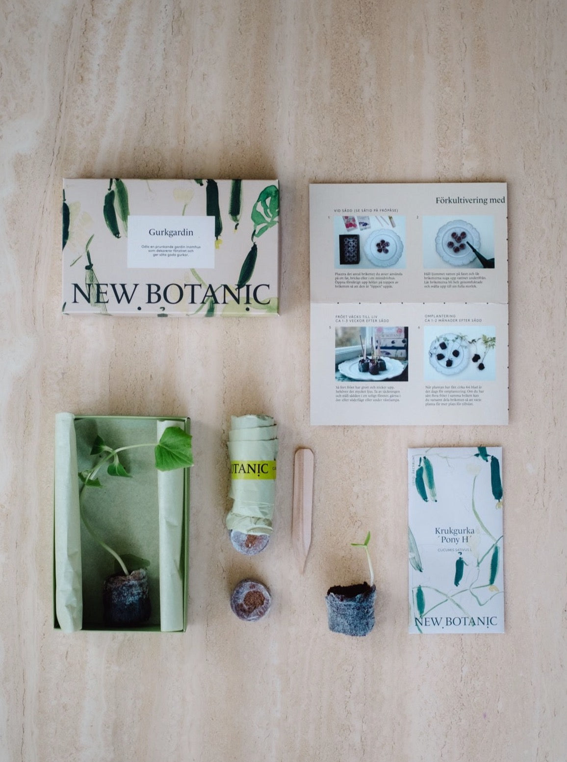 Gurkgardin - För den som vill skörda från ett prunkande fönster – New Botanic